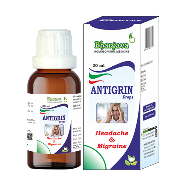 Antigrin Minims: Natural Migraine Relief Drops – Doctor Bhargava