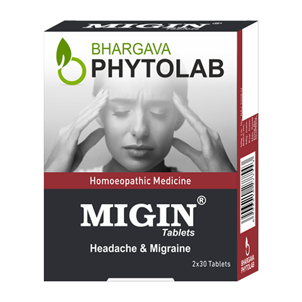 Migin Tablet | Natural Relief for Migraine – Doctor Bhargava